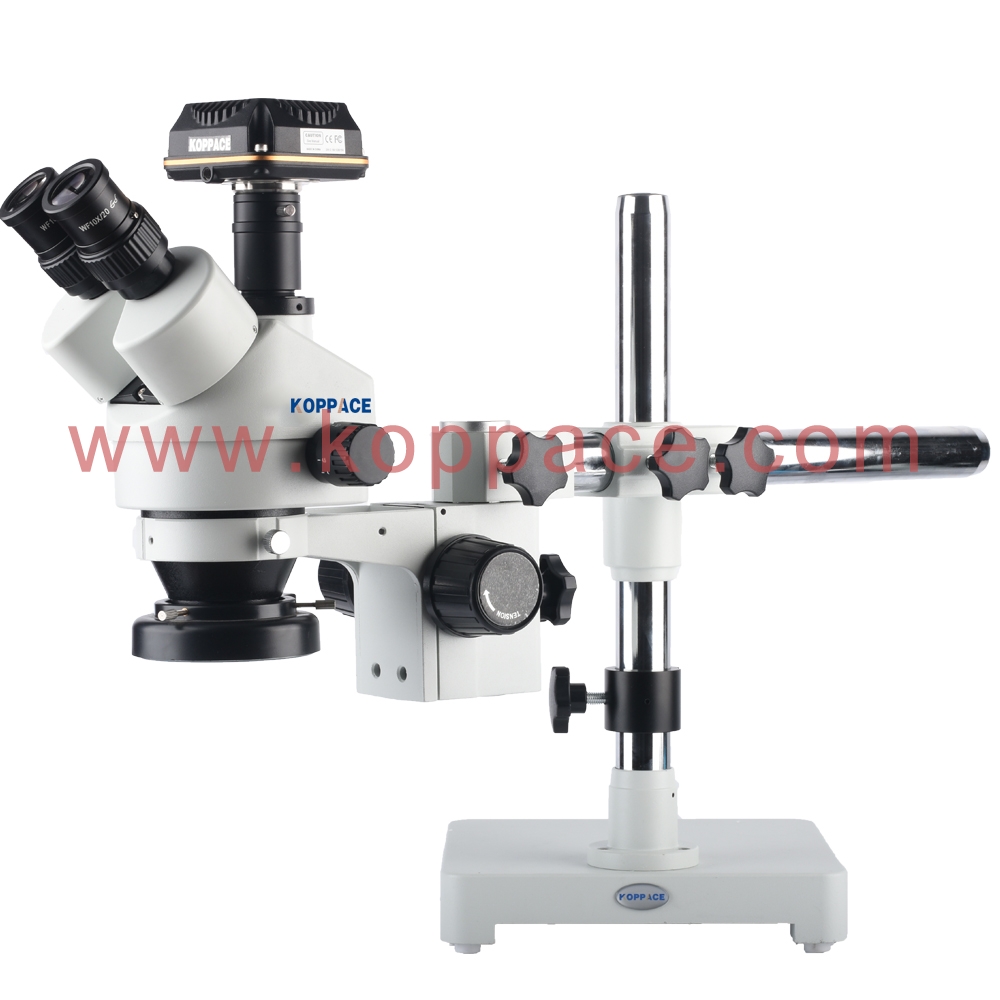 KOPPACE 10 million pixels,3.5X-90X,Trinocular Stereo Microscope,Single ...