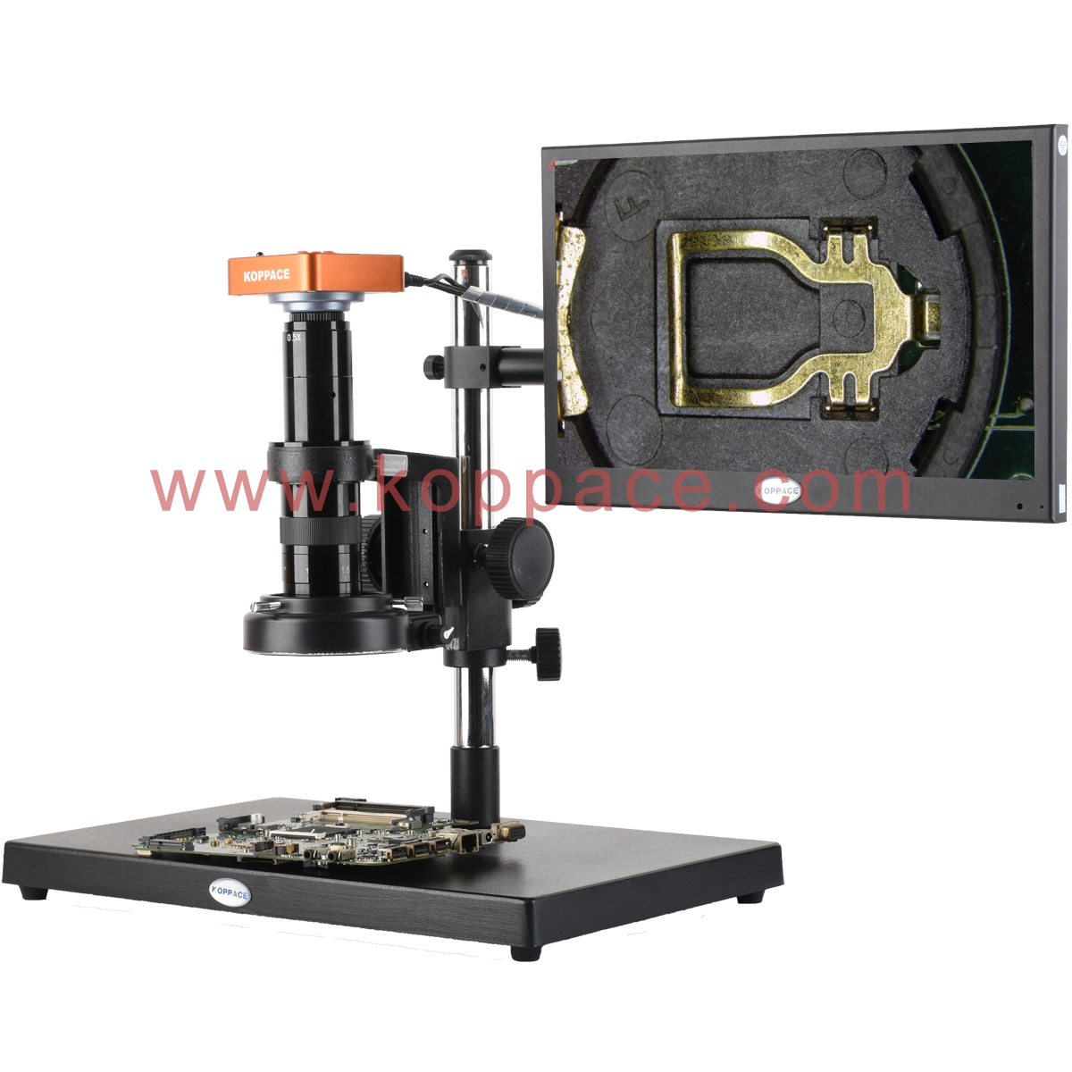 KOPPACE 17X-216X 21MP Full HD 1080P HDMI HD Industry Microscope for ...