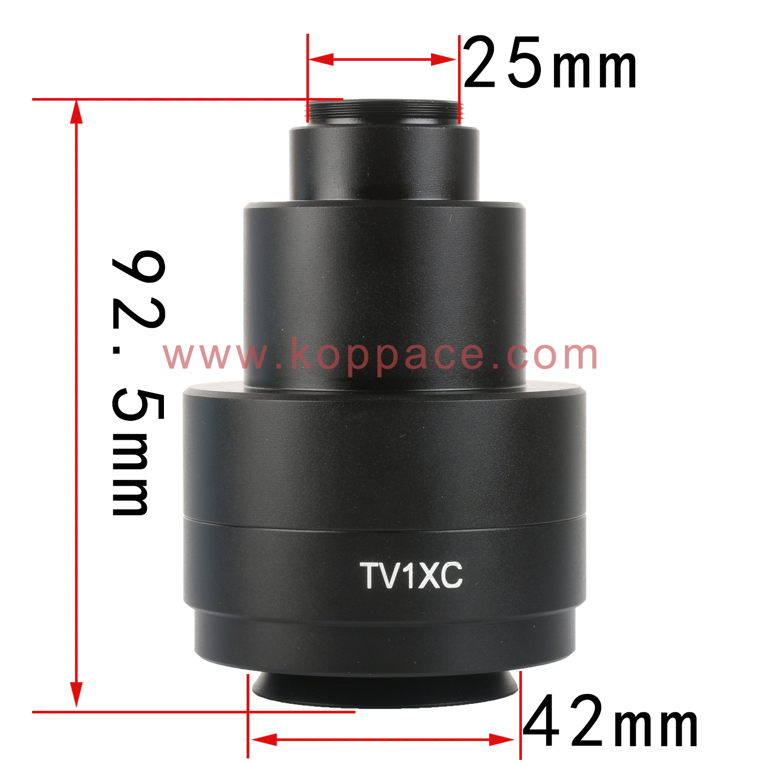 KOPPACE 1X C-Mount Trinocular Microscope camera adapter 42mm microscope ...