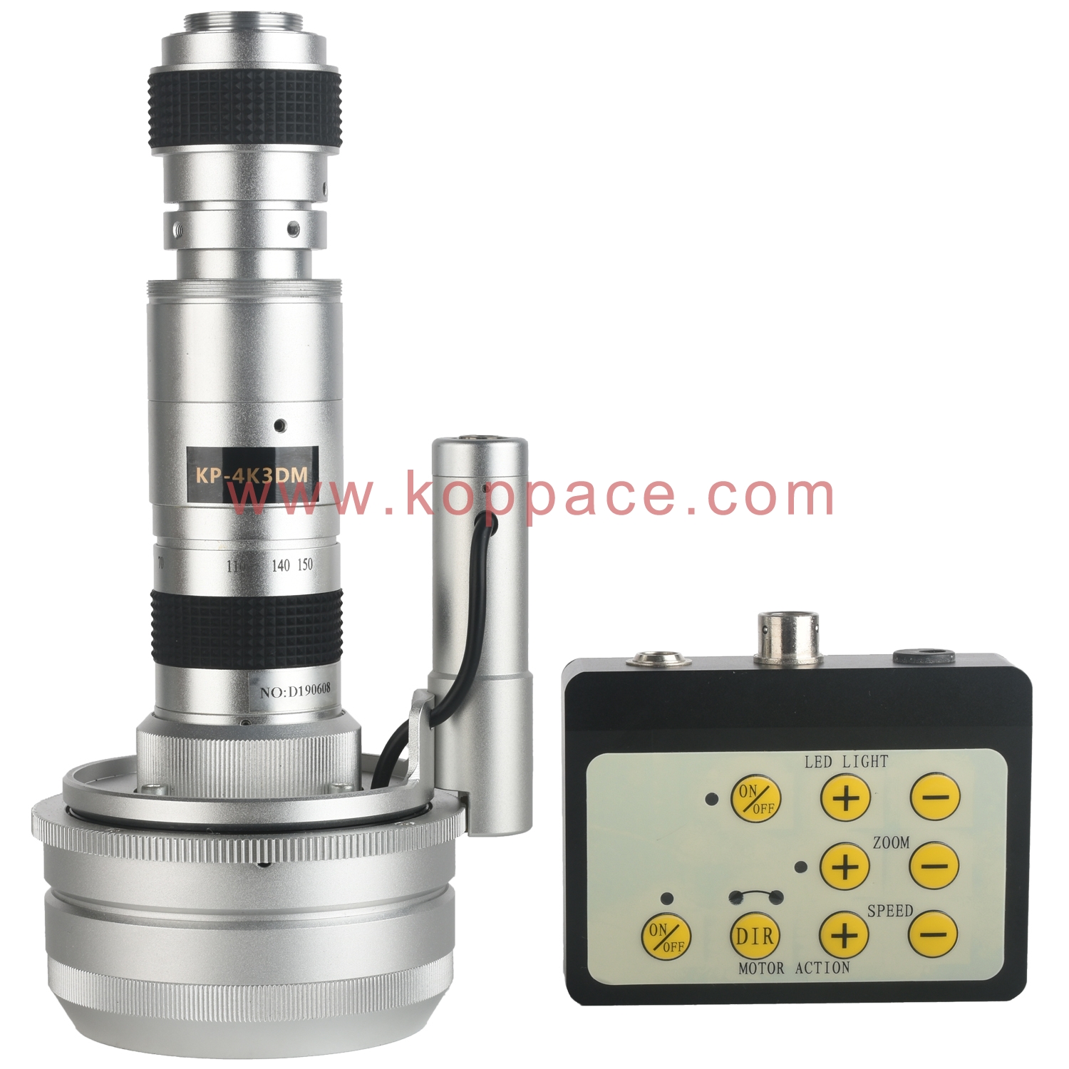 KOPPACE 23X-153X 3D Industrial Microscope Lens 360 Degrees Automatic ...