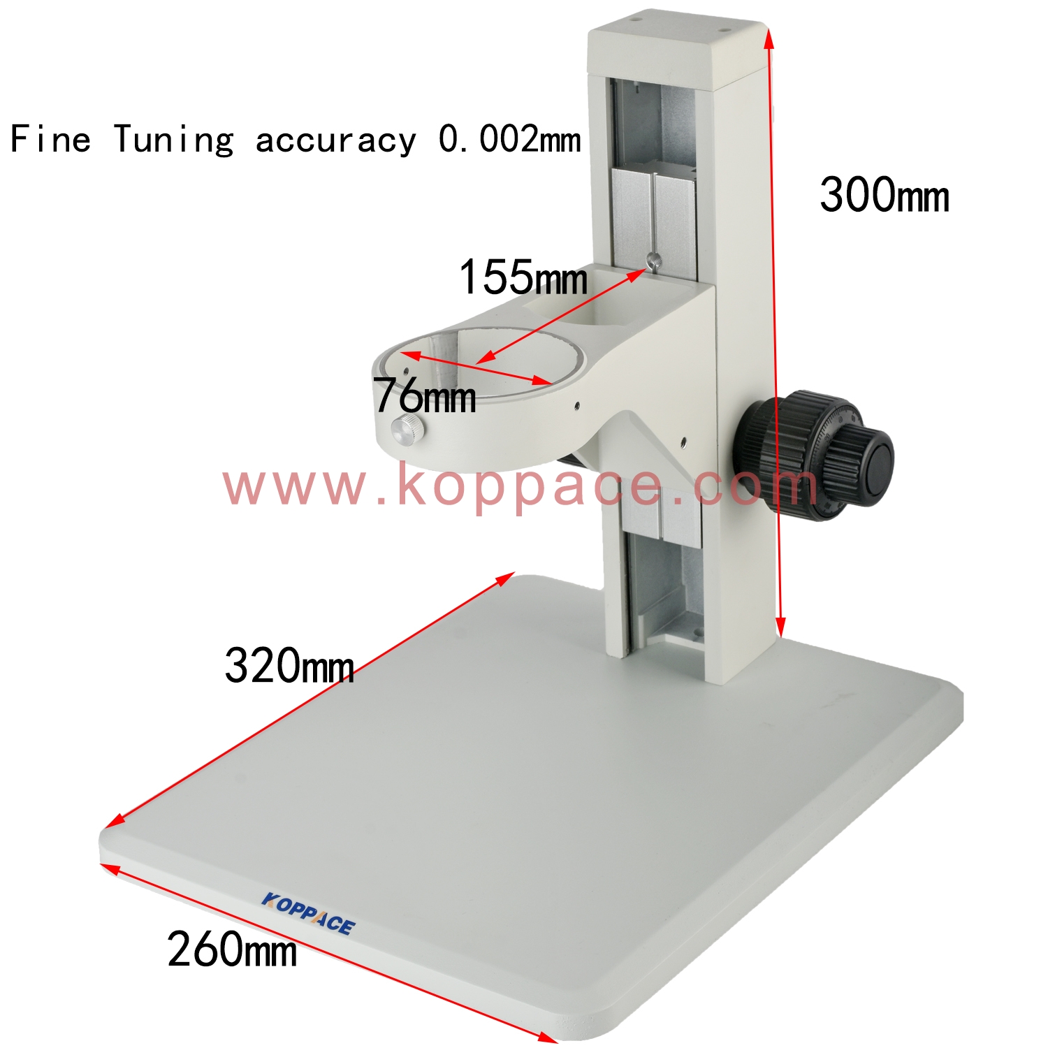 KOPPACE Microscope Bracket Fine-Tuning Accuracy 0.002mm lens Diameter ...