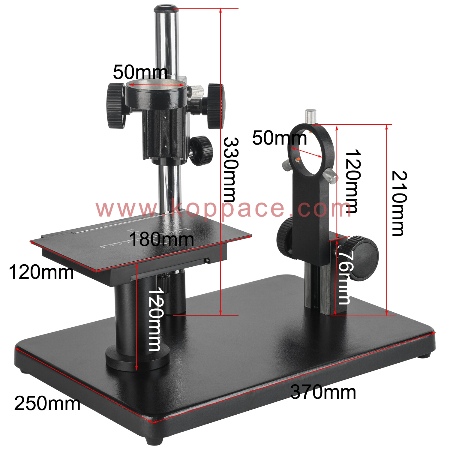 KOPPACE Horizontal Microscope Platform Adjustable X/Y Stroke Flatness ...