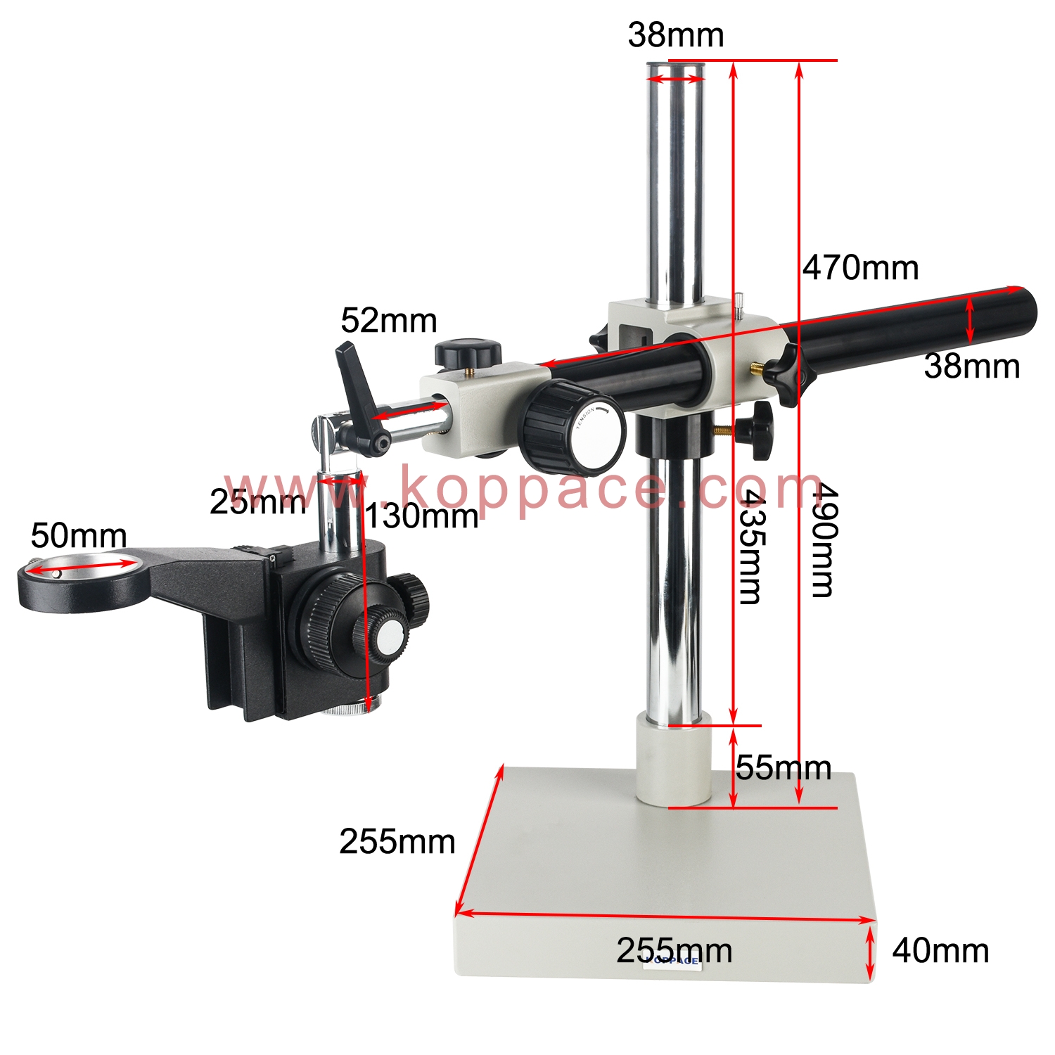 KOPPACE Single-Arm Microscope Universal Bracket Fine Tuning Accuracy 0 ...