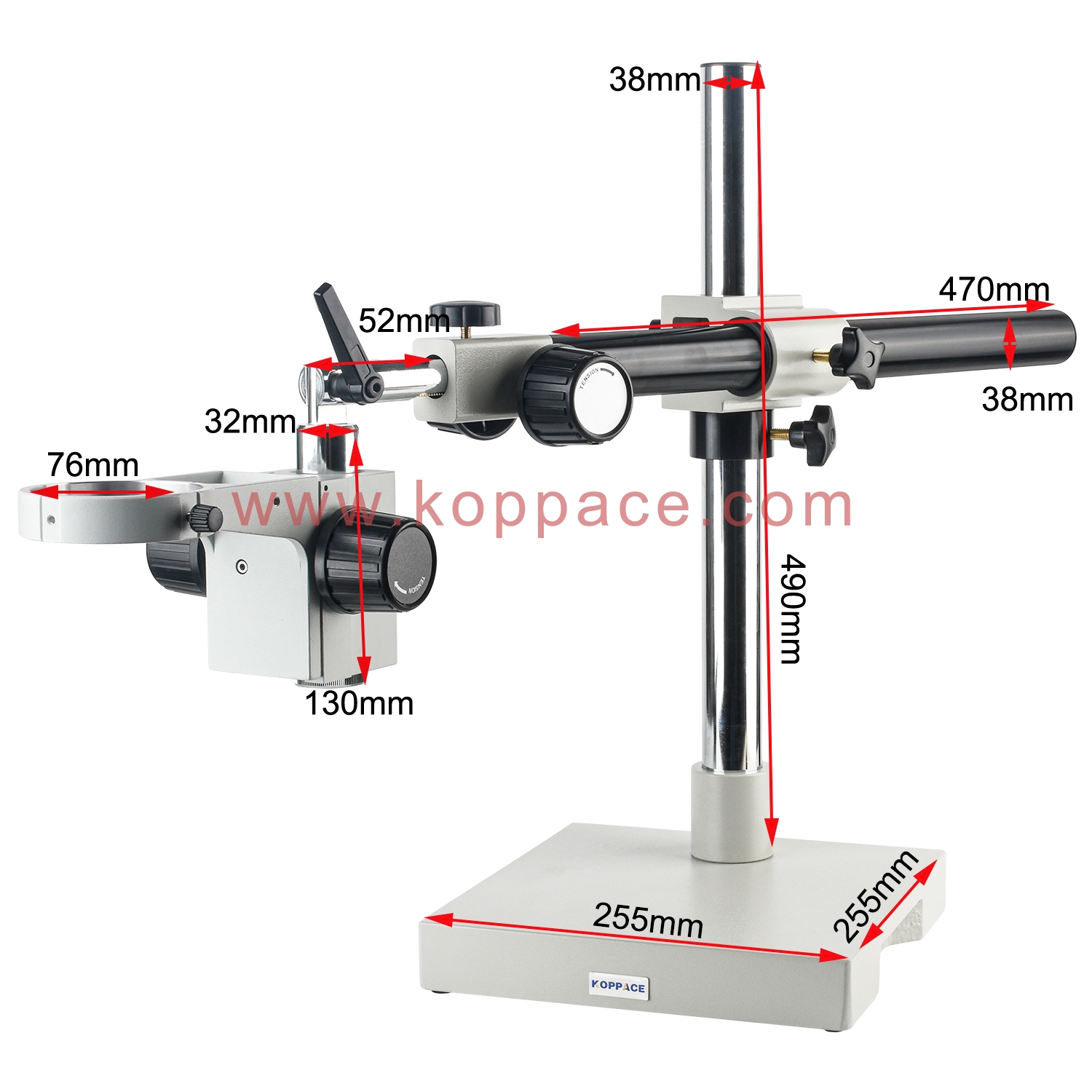 KOPPACE Single-Arm Microscope Universal Bracket Ultra-Long Working ...