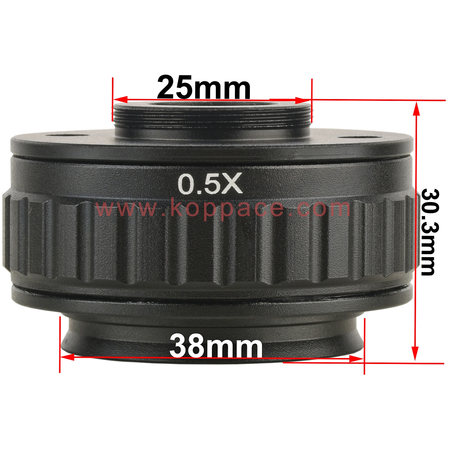 KOPPACE 0.5X Microscope Interface Adjustable Focal Length 38mm ...