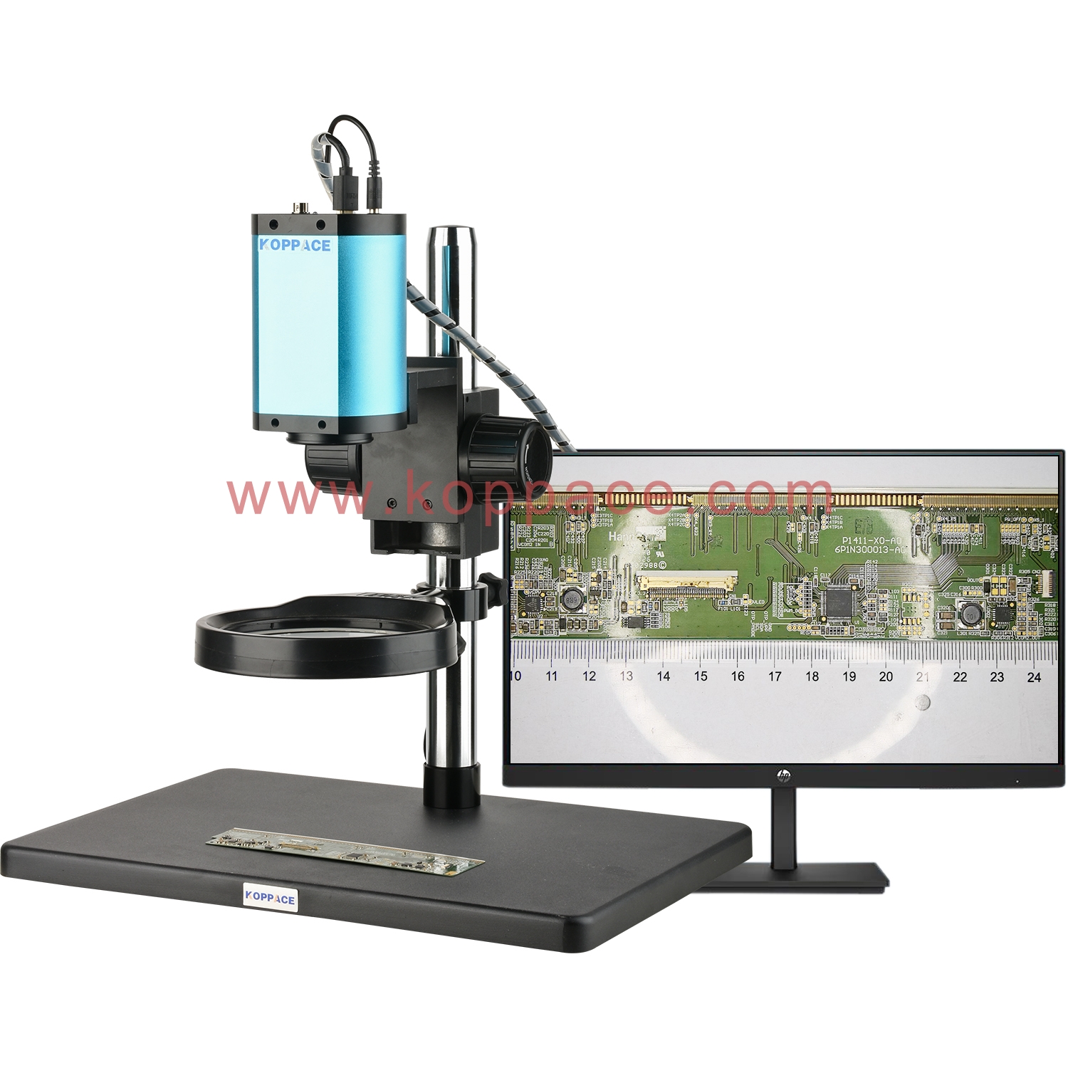 KOPPACE 1X-14X Large Field of View HD Autofocus Electron Microscope 2 ...