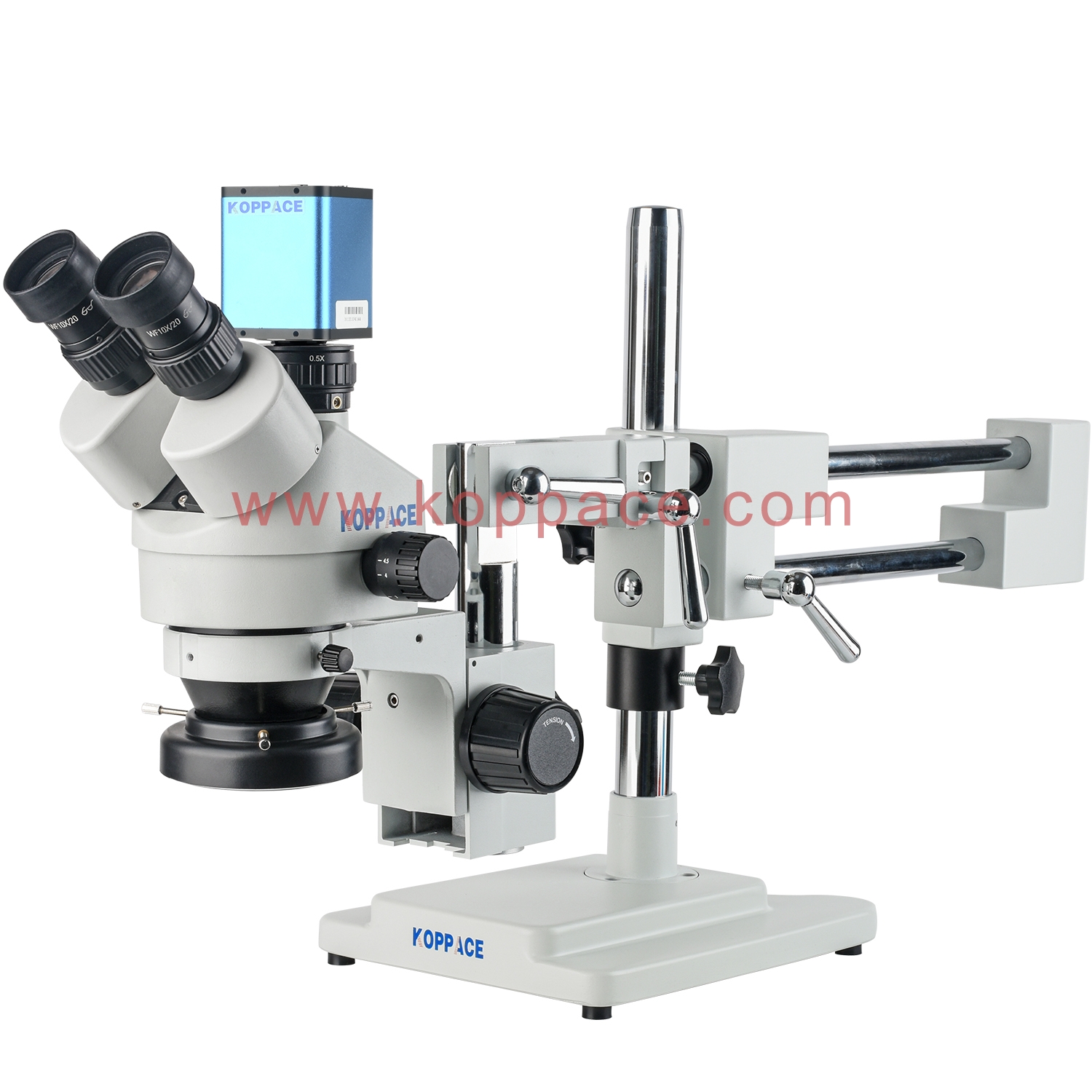 KOPPACE 2MP Autofocus Stereo Electron Microscope 3.5X-90X Continuous Zoom Lens