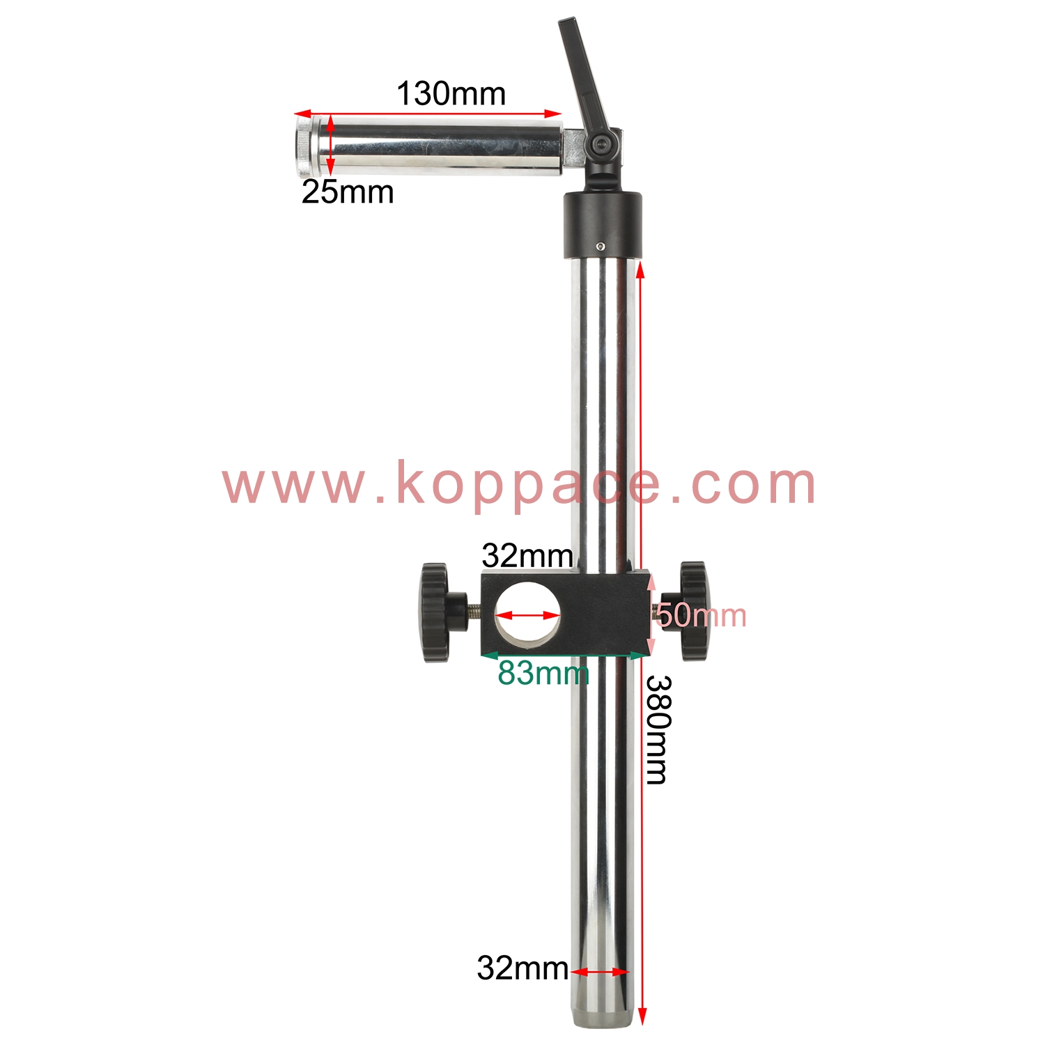 KOPPACE Microscope Universal Adjustment Bracket Column Length 380mm ...