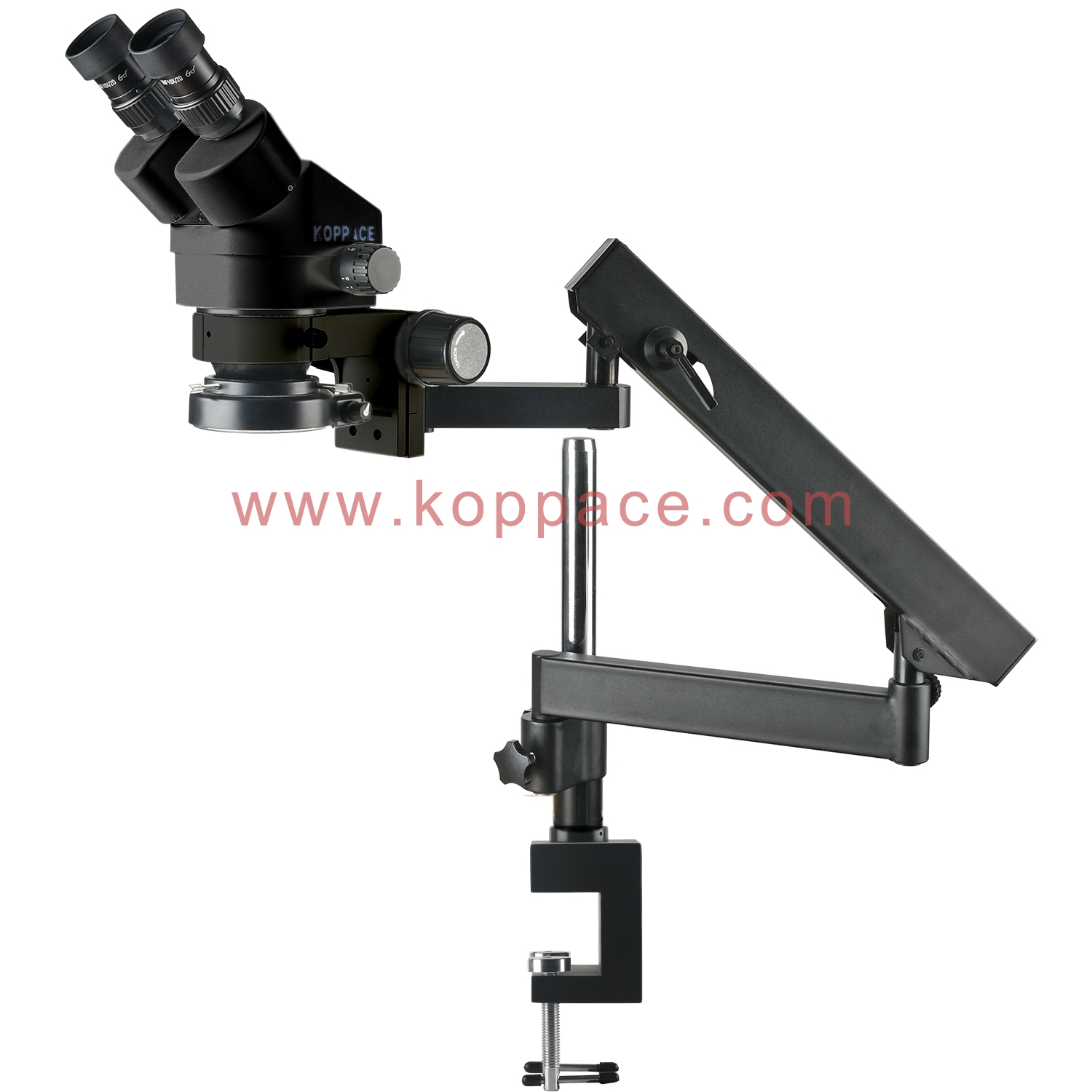 KOPPACE 3.5X-90X Binocular Stereo Microscope 0.7X-4.5X Continuous Zoom Lens