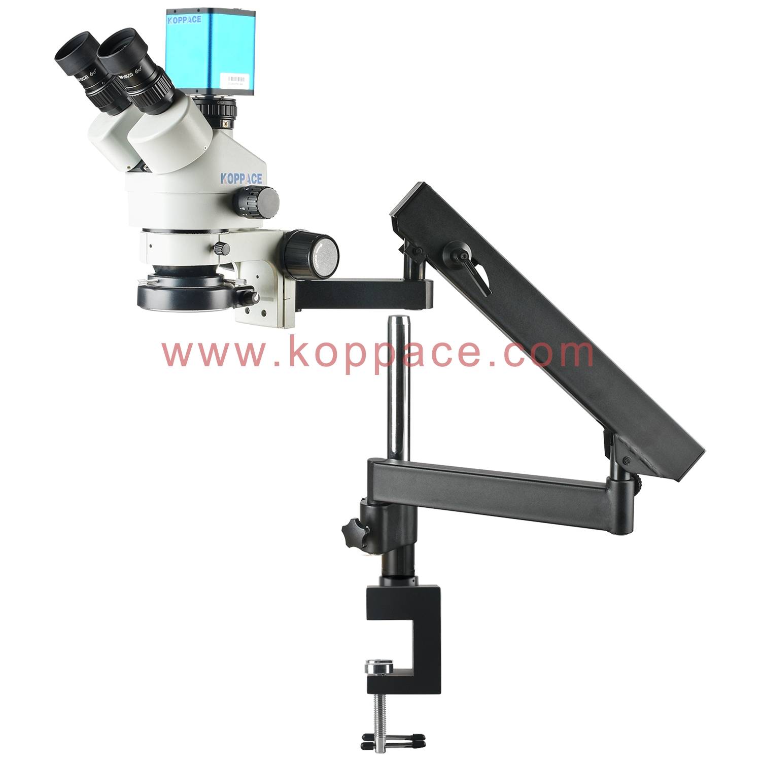 KOPPACE 29X-190X Stereo Electron Microscope 2MP HD Autofocus Camera