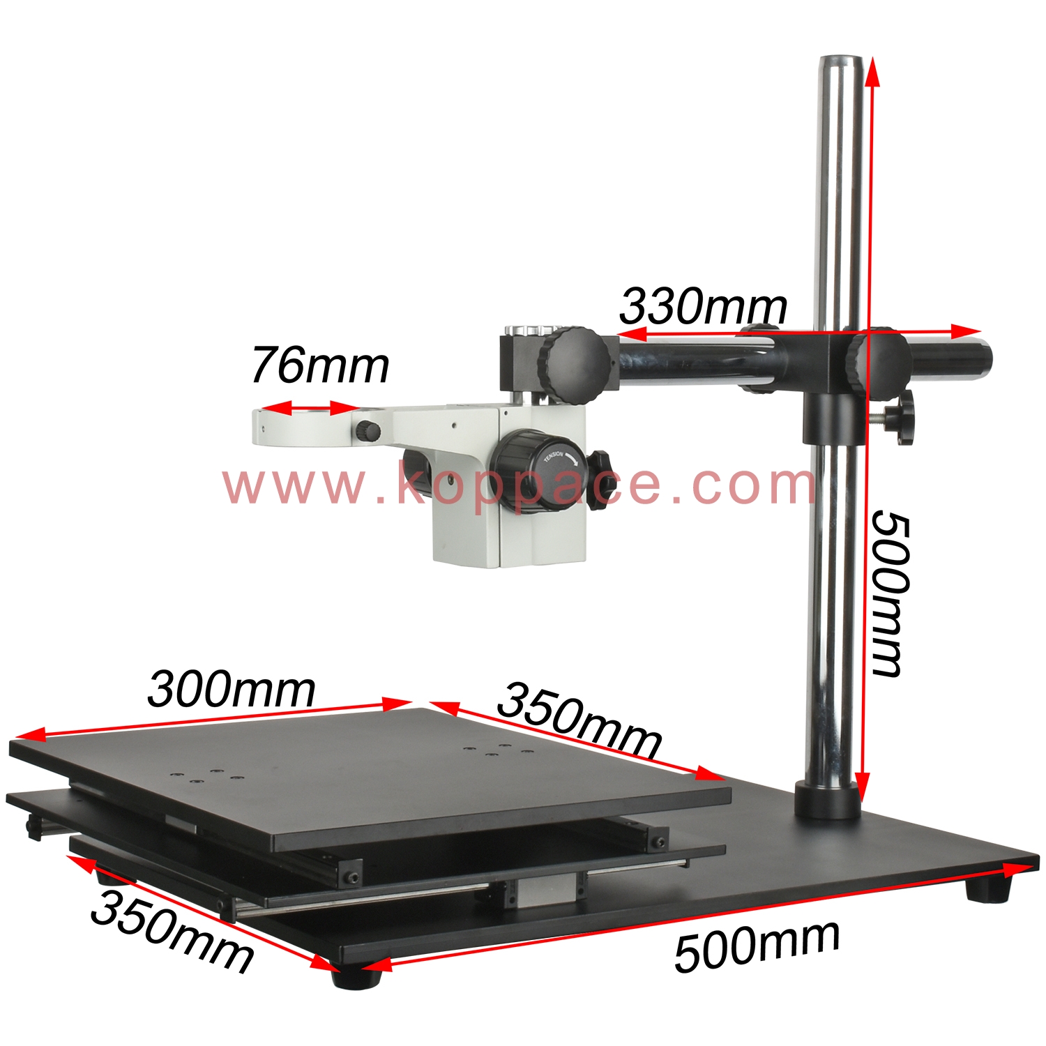 KOPPACE Microscope XY Platform Movement Range 290mnmX238mm Focusing ...